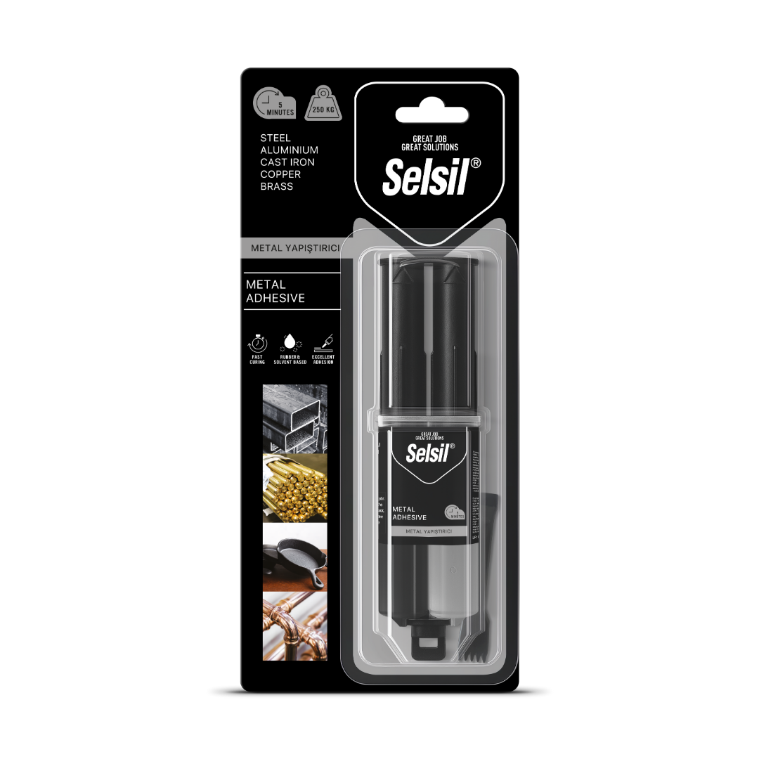 Metal Epoksi Yapıştırıcısı | 5 Dakikada Sertleşir - Selsil